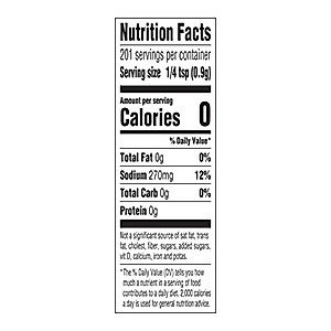 Amazon Fresh, Garlic Salt With Parsley 6.4 Oz