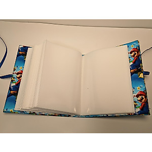 New!!! Custom Mario Brothers Photo Album 3 - Holds 100 4x6 Photos - Handmade Gamer Photo Album