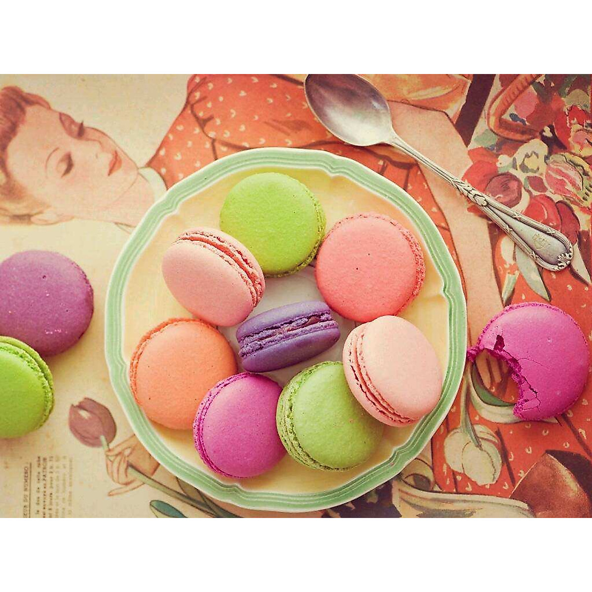 Longzang Silicone Macarons Mat, Brown