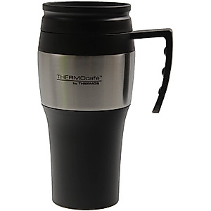 Thermos Thermocafé Steel Travel Mug-Black