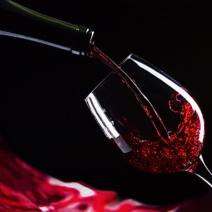 Classic Cuisine Bamboo 8 Bottle Wine Rack-Space Saving Tabletop Free Standing Wine Bottle Holder for Kitchen, Bar, Dining Room-Modern Storage Shelf, Wood