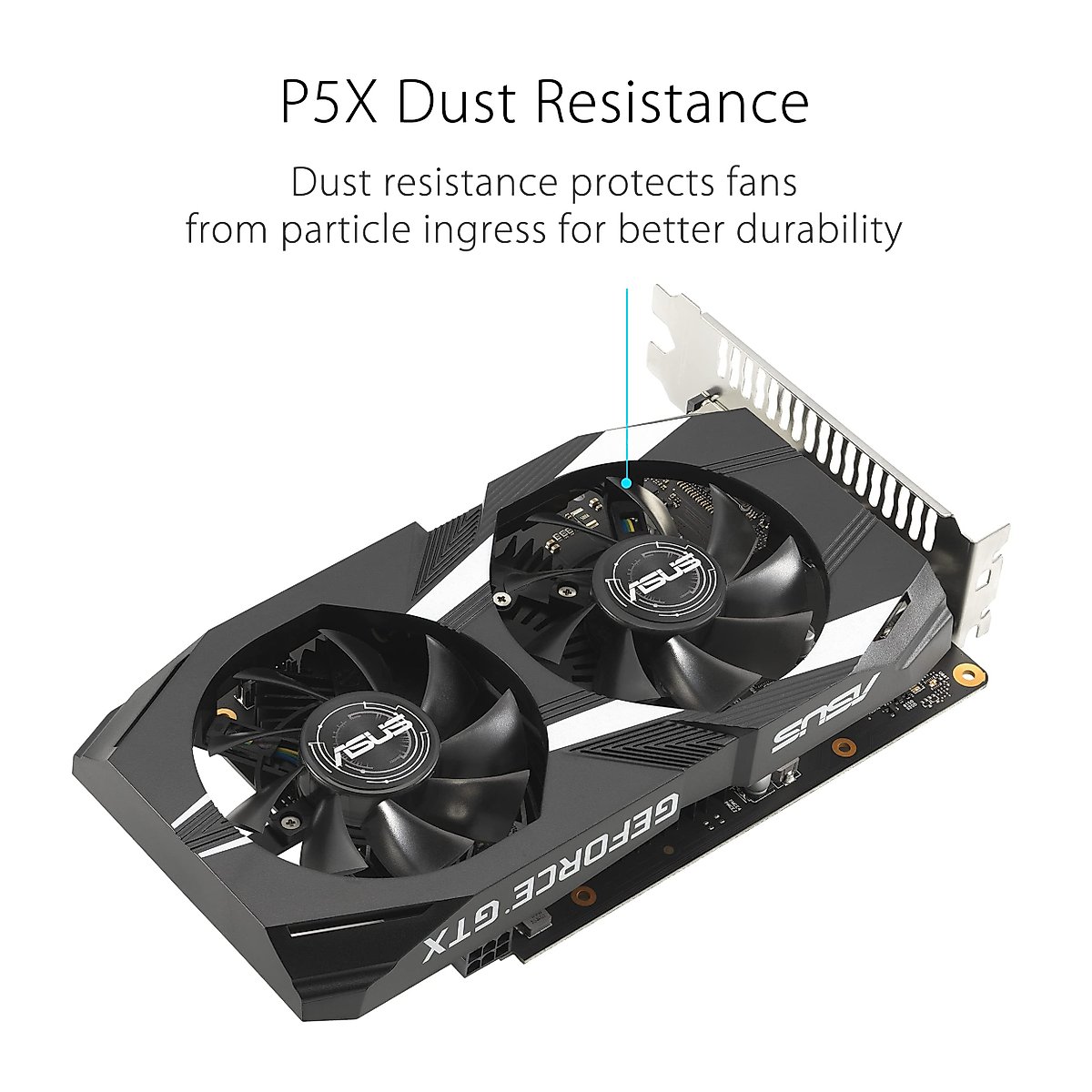 ASUS Dual GeForce® GTX 1650 V2 OC Edition 4GB GDDR6 (PCIE 3.0, 4GB GDDR6 memory, HDMI 2.0b, DisplayPort 1.4a, DVI-D, IP5X Dust Resistant, Auto-Extreme)