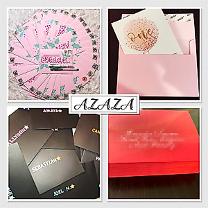 A7 ivory Invitation 5x7 Envelopes - Self Seal, Square Flap,Perfect for 5x7 Cards, Weddings, Birthday, invitations, Graduation, Baby Shower, 5.25 x 7.25 Inches , 100 Pack, ivory