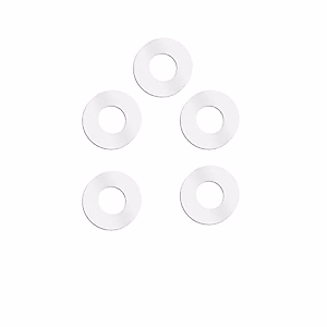 KNFUT 5 Pcs White Garden Hose Washers Rubber Washers Seals for 3/4 Inch Garden Hose and Water Faucet