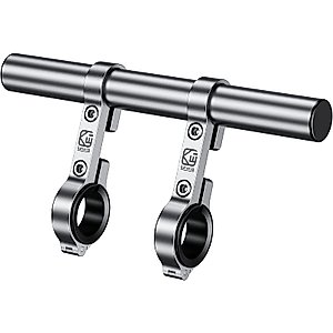 BRCOVAN Aluminum Alloy Handlebar Extensions for Bicycle & Motorcycle, Bike Handlebar Extender with Double Mounting Clamp Holder, Fit for Handlebars Diameter 0.87'' to 1.26''