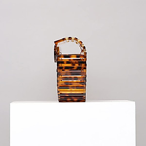 YLLWH Women's Handbag Hollow Clutch Purses and Handbags Bead Chain Evening Bags Beach Bag