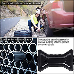 CPROSP Scissor Jack 2.5 tons (5,511 lbs) Capacity with Ratchet Handle Effort Saving Just for Emergency Use, not for Weekly Projects