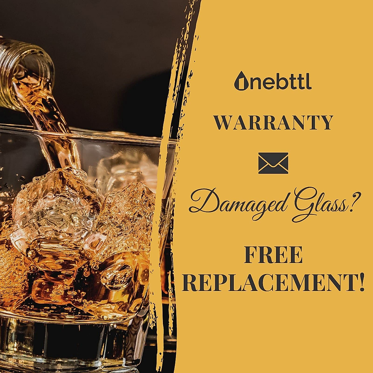 Onebttl Godfather Gifts, Whiskey Glass Funny Gift Idea for The Best Godfather for Proposal, Christmas, Birthday, Box and Greeting Card Included - THE MAN THE MYTH THE LEGEND