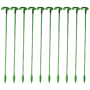 Plants Support Rods 10 Pcs Garden Bonsai Bracket Stake Single Stem Shrub Holder for Indoor Outdoo Garden Flower Potted Support Rod support rod for plants