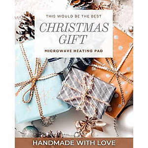 Hihealer Microwave Heating Pad for Neck, Shoulder, Back Pain Relief, Portable Heating Pad Microwave Cramp, Lavender and Flaxseed Filling, Female Self-Care Gift, Scentless (Paisley and Lavender, 7x12)