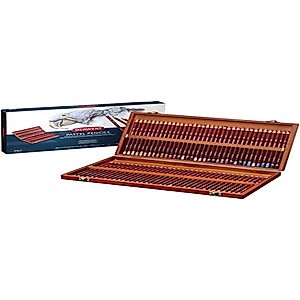 Derwent Pastel Pencils, Wooden Box, Assorted Colors, 72 Pencils per Box (2300343)