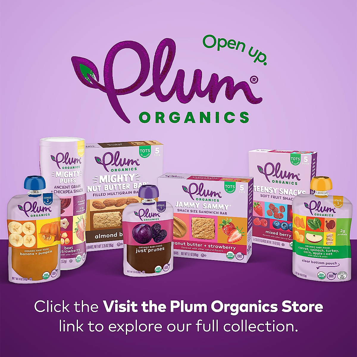 Plum Organics | Stage 1 | Organic Baby Food Meals [4+ Months] | Peach Puree | 3.5 Ounce Pouch (Pack Of 12) Packaging May Vary