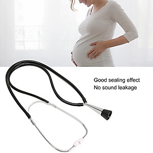 Fetal Stethoscope, Fetal Heart Stethoscope, Monitoring for Pregnant Women with Soft Earplugs Good Sealing and Silicone Receiver for Pregnant