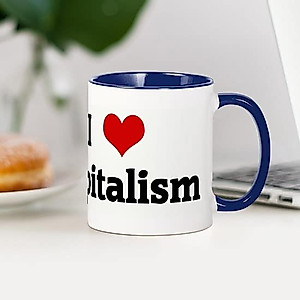 CafePress I Love Capitalism Mug Ceramic Coffee Mug, Tea Cup 11 oz