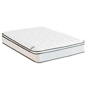 Greaton Medium Plush Eurotop Pillowtop Innerspring Fully Assembled Mattress, Good for The Back, 75" x 44", 1