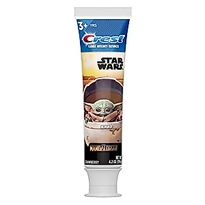 Crest Toothpaste 4.2 Ounce Kids Star Wars Tube (Strawberry) (Pack of 3)