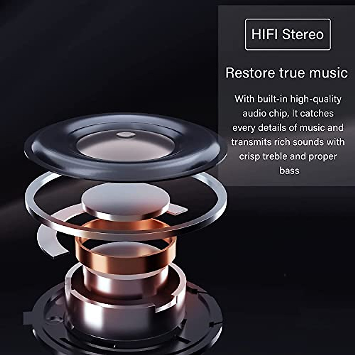Wireless Earbuds BluetoothHeadphones Wireless Bluetooth 5.2 in Ear Earbuds with Charging Case Noise Cancelling 3D Hi-Fi Stereo IPX6 Waterproof Earphones for iPhone/Samsung/airpod pro/Android 1