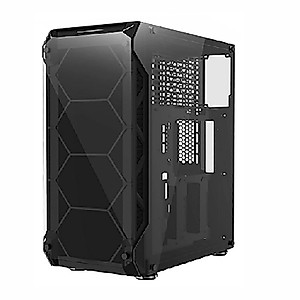 Rhinomax A17 Series Phoenix Full-Tower E-ATX/ATX/M-ATX Computer Gaming Case with 3-Sided Reinforced Glass, USB 3.0, 6 ARG Light-Emitting 12cm Fans with 1 ARGB Fan Controller