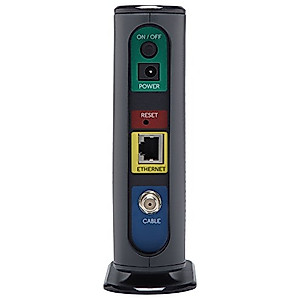 MOTOROLA 8x4 Cable Modem, Model MB7220, 343 Mbps DOCSIS 3.0, Certified by Comcast XFINITY, Time Warner Cable, Cox, BrightHouse, and More (No Wireless)