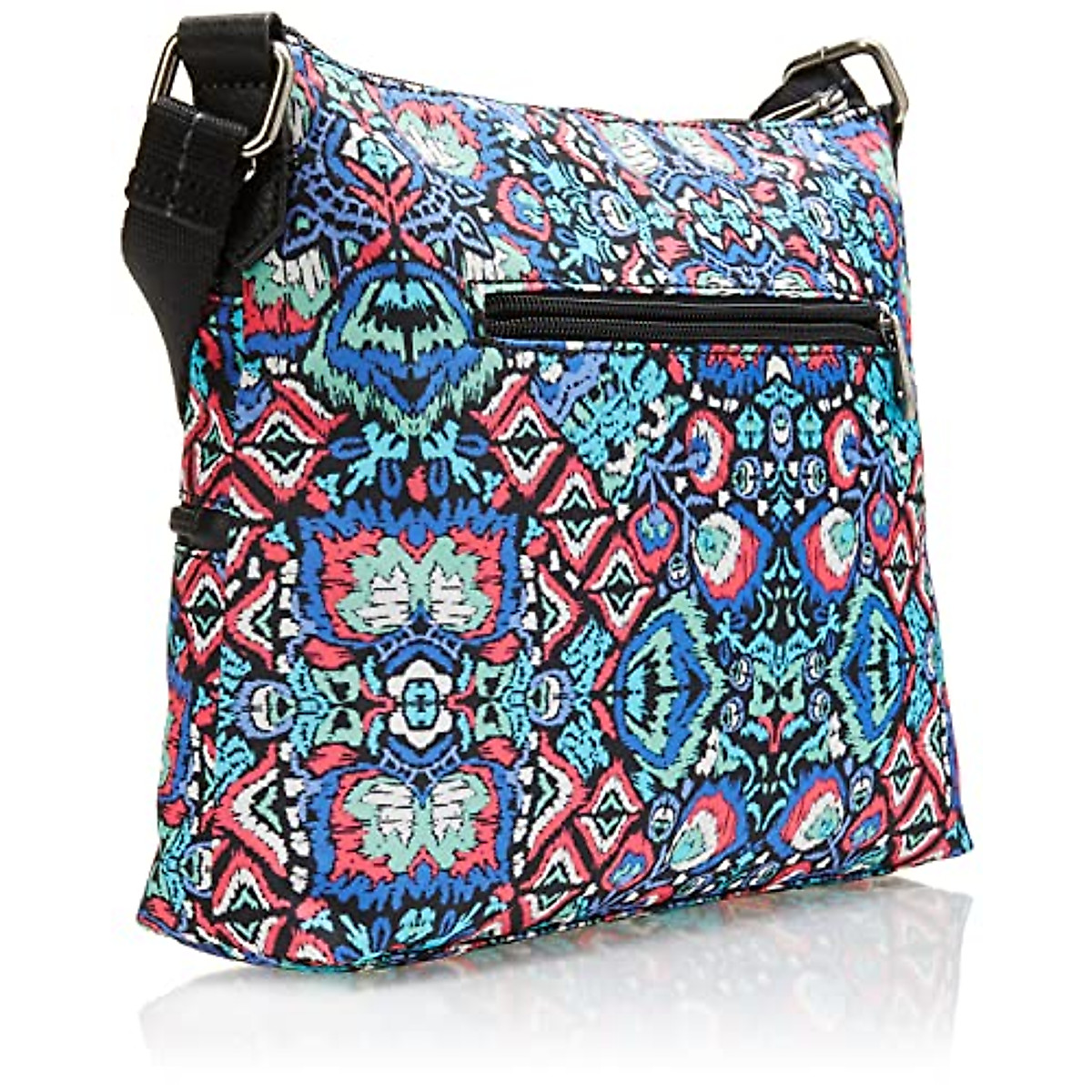Sakroots Women's Bag in Eco-Twill, Multifunctional Purse with Adjustable Strap & Zipper Pockets, Sustainable & Durable Design, Multi Ikat World