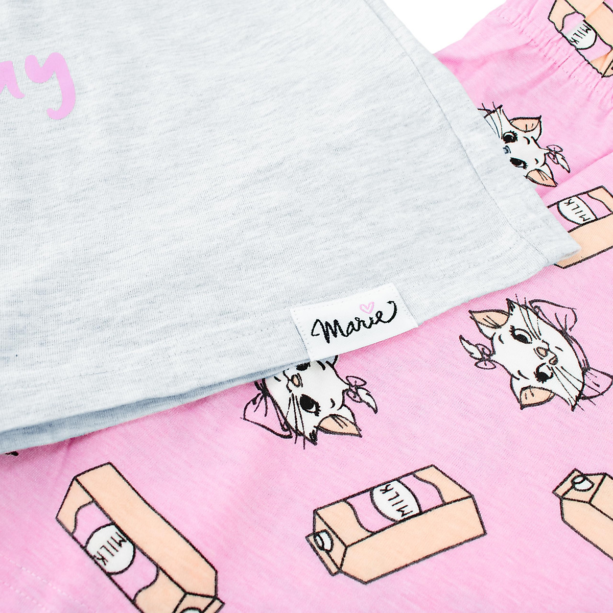 Disney Pajama for Women | Ladies Aristocats Pajamas | Cotton Short PJ Set Grey Medium