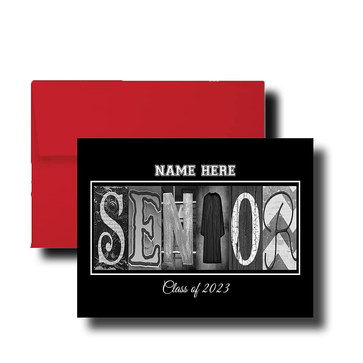 Senior Personalized Graduation Cards, Congratulations, 5" x 7" FLAT CARD, Class of 2021
