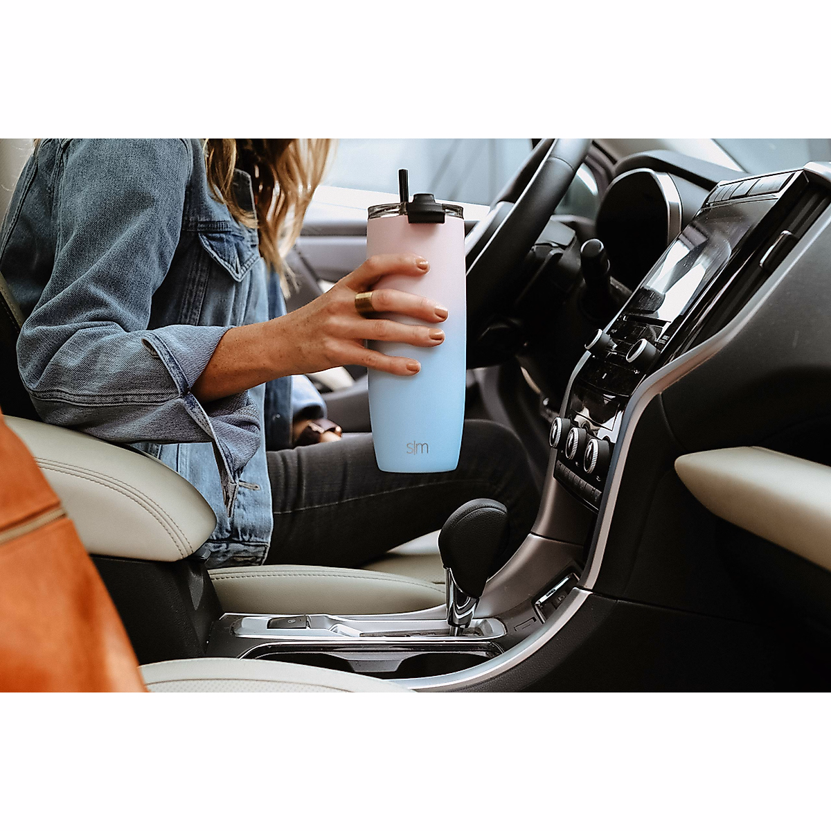 Simple Modern Travel Coffee Mug Tumbler with Flip Lid | Reusable Insulated Stainless Steel Cold Brew Iced Coffee Cup Thermos | Gifts for Women Men Him Her | Voyager Collection | 16oz | Midnight Black