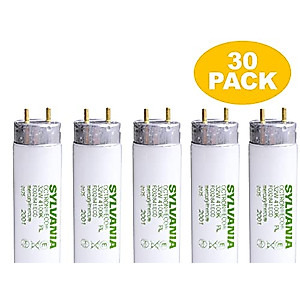30 Pk FO32/841/ECO - 32W 4100K T8 Bulbs 800 Series - Sylvania 21781
