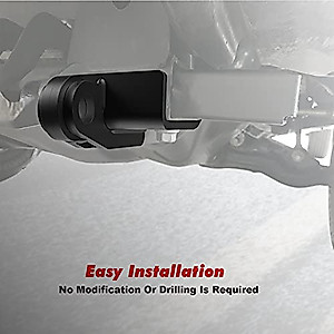 Front Tow Hook Mounting Bracket Compatible with Tacoma 2009-2023 D Ring Shackle Bracket, Demon Hook Bracket Replacement