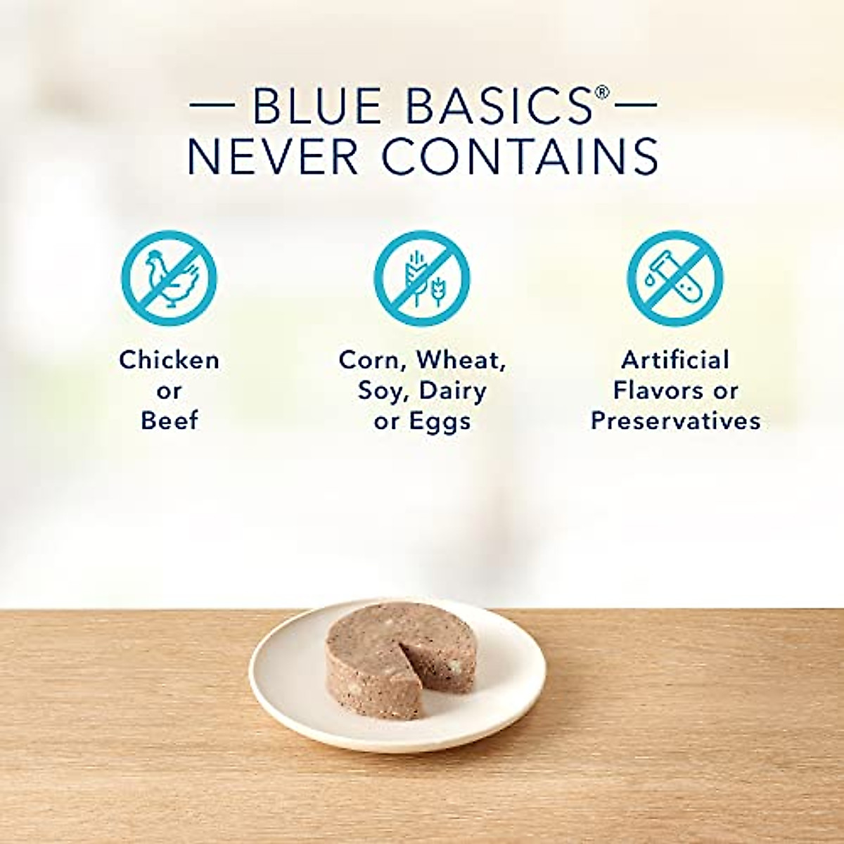 Blue Buffalo Basics Skin & Stomach Care, Grain Free Natural Adult Small Breed Wet Dog Food Cups, Turkey 3.5-oz (Pack of 12)
