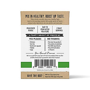 The Honest Kitchen Bone Broth POUR OVERS™ Wet Toppers for Dogs(Chicken strew) 5.5 oz (Pack of 12)