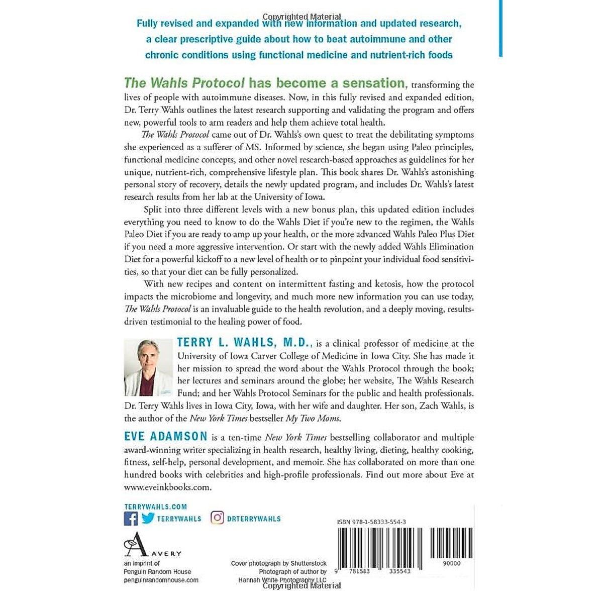 The Wahls Protocol: A Radical New Way to Treat All Chronic Autoimmune Conditions Using Paleo Principles