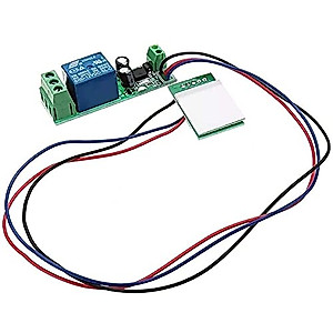 ZYM119 12V One Channel Capacitive Touch Key Sensor Module Computer Power Button with Relay Self-Locking Function Module Accessories Circuit Board