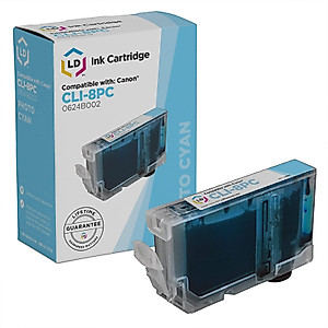 LD Compatible Ink Cartridge Replacement for Canon CLI8PC 0624B002 (Photo Cyan)