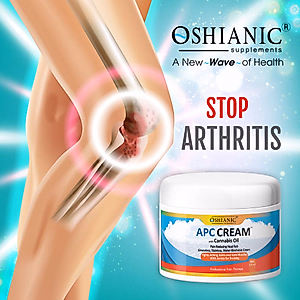 APC CREAM WITH CANNABIS OIL 8OZ | Helps with Arthritis Pain and Joint Pain | Helps Reduce Neck & Back Pain | Helps Reduce Tendonitis | Helps Reduce Sciatic Nerve Pain