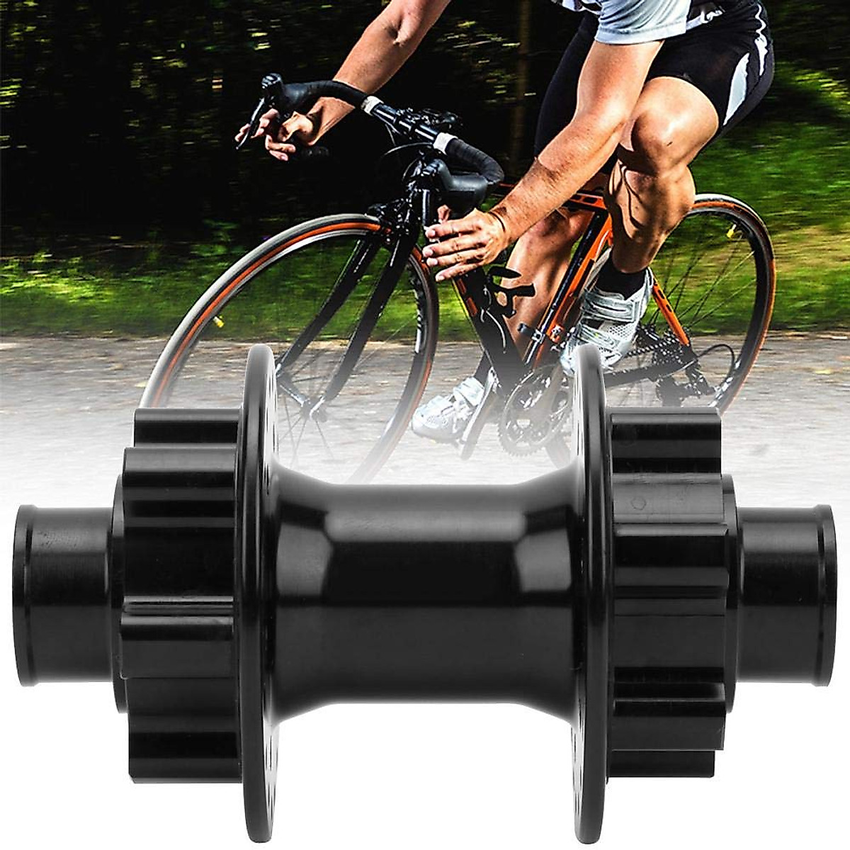 Alomejor 36 Holes Bike Disc Hub Bike Hub Thru Axle Hubs Bike Axle Hub Tire Accessories