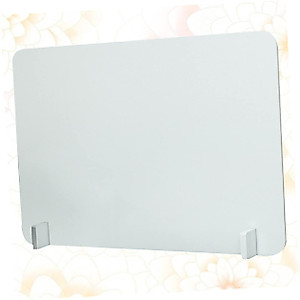 COOPHYA Desk Dividers for Students Privacy Table Desk Shelf Desk Table Divider Panels Desk Separator Panel Acrylic Desk Panels Privacy Desk Divider Splatter Guard Oven White Frosted Office