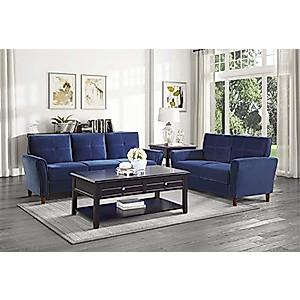 Lexicon Morgan Living Room Sofa, Blue