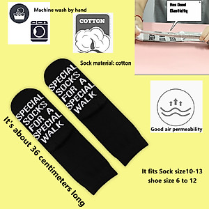 TSOTMO Father Brother of Bride Socks Wedding Walk Socks Special Socks For A Special Walk Socks Gift For Father Or Brother (Special Walk)