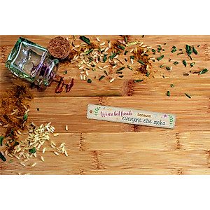 KYBELEBOHO - We are Best Friends Because Everyone Else Sucks - Wooden Bookmarks - Sign Gift - Bookmarks for Book Lovers - Book Markers for Women