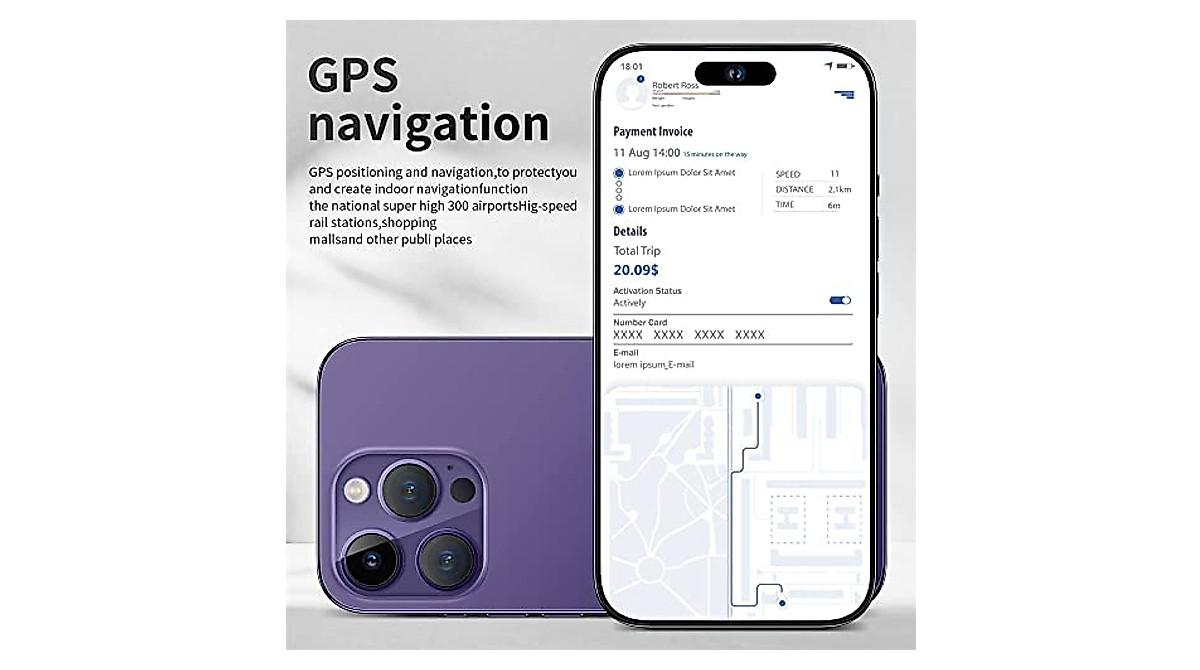 Echoamo A14 Pro MAX Unlocked Smartphone, 6.82-inch HD Screen Phone, 3 ...