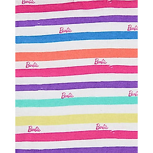 INTIMO Barbie Girls' Princess Vibes Characters Sleep Pajama Set Tank Top Shorts (10) Multicolored