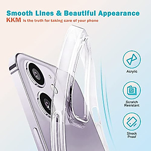 KKM Designed for iPhone 11 Case 6.1-inch, Not Easy Yellowing Shockproof Protective Phone Case for iPhone 11, Heavy Duty Bumper Shell Anti-Scratch Cover Clear