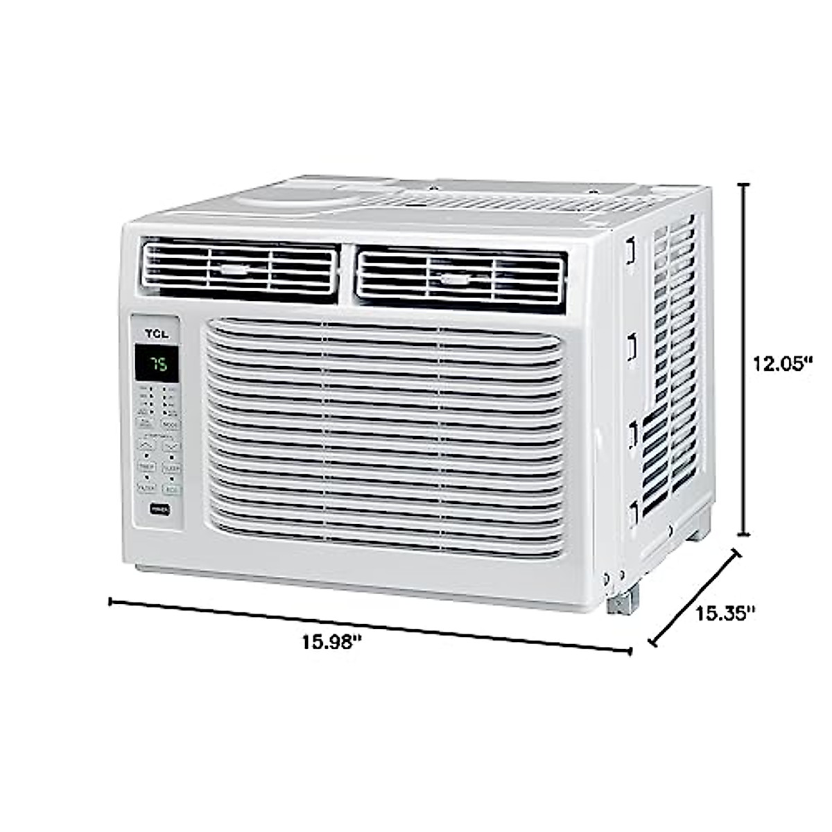 TCL 6W9ER1-A Smart App & Voice Control Window Air Conditioner, 6,000 BTU, White