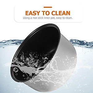 Yardwe Pressure Pot Rice Cooker Replacement Inner Pot: Alloy Cooking Pot Insert Liner 3L Non Stick Cooking Pot Liner Cookware Replacement Accessories Rice Cooker Replacement Pot
