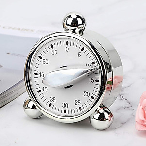 Mechanical Timer, Baking Timer Countdown Timer for Kitchen Cooking Reminder and Salon Beauty Timing