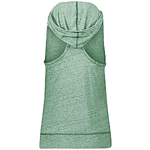 Holloway Sportswear Womens ADVOCATE HOODED TANK XS Forest