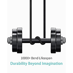 WindSwallow Fast Charger for Wireless Bluetooth Sports Earbuds, Earphone, Headphone, Gaming Headset, Speaker, Compatible with Bose Beats Sony JBL Sennheiser Cable Charging Cord USB-Micro 5ft