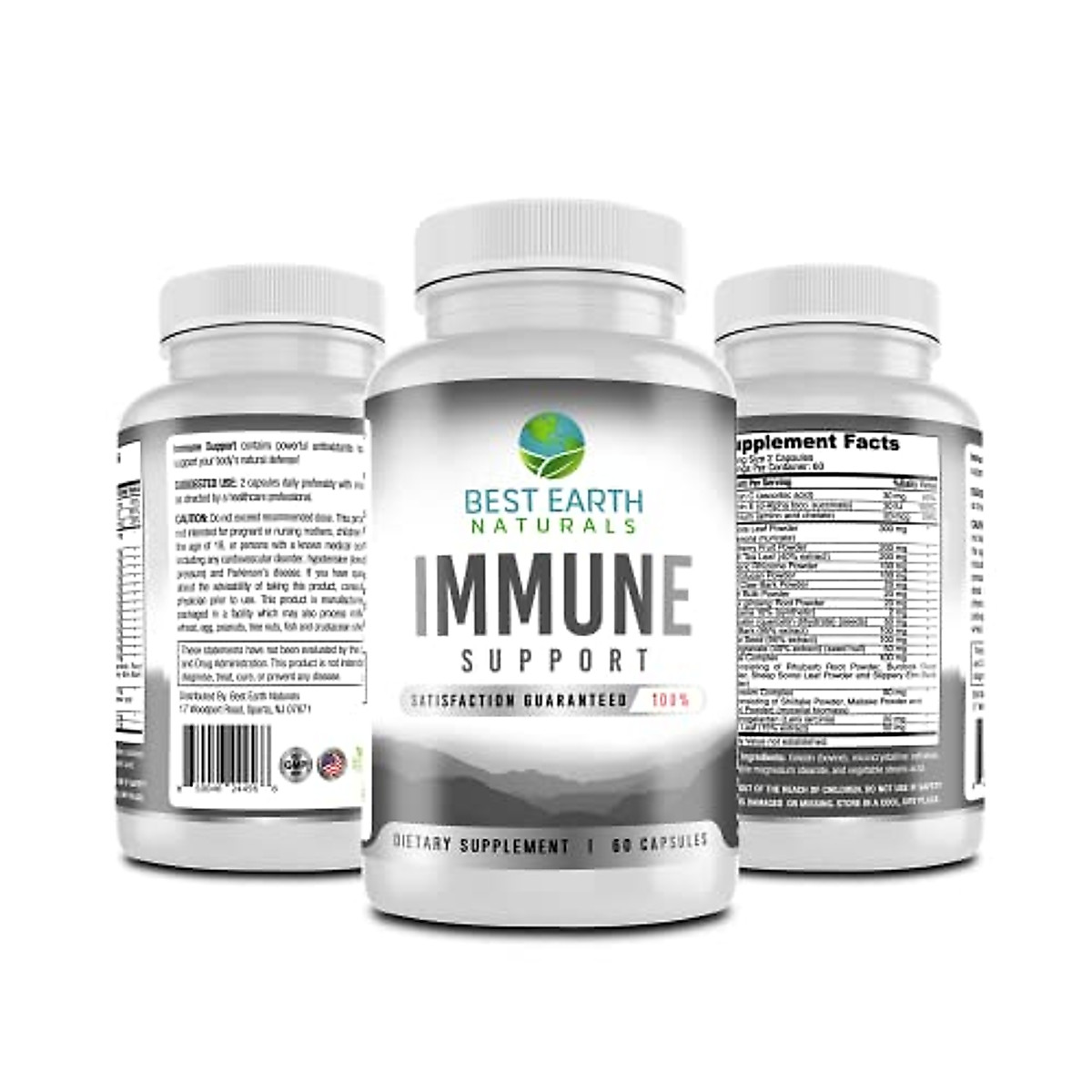 Best Earth Naturals Immune Support- Vitamin Herbal Complex for Immune System Support & Immunity Booster - 60 Count