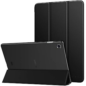 MoKo Case Fit Samsung Galaxy Tab S5e 2019, Ultra Thin Slim Shell Trifold Stand Cover with Frosted Back with Auto Wake and Sleep for Galaxy Tab S5e SM-T720/SM-T725 2019 Tablet - Black
